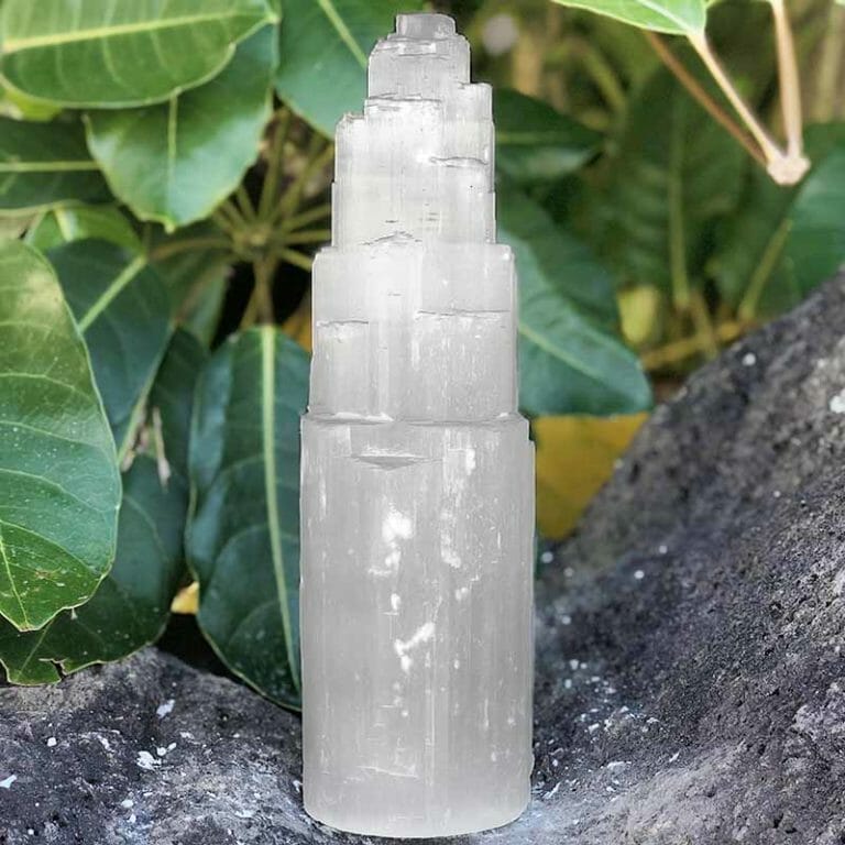 Selenite Tower 10cm (No Hole) For Sale - AfterPay Available