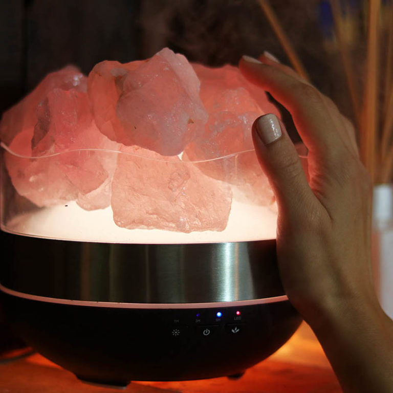 Treasurers Rose Quartz Diffuser Humidifier - Rough Stones For Sale ...
