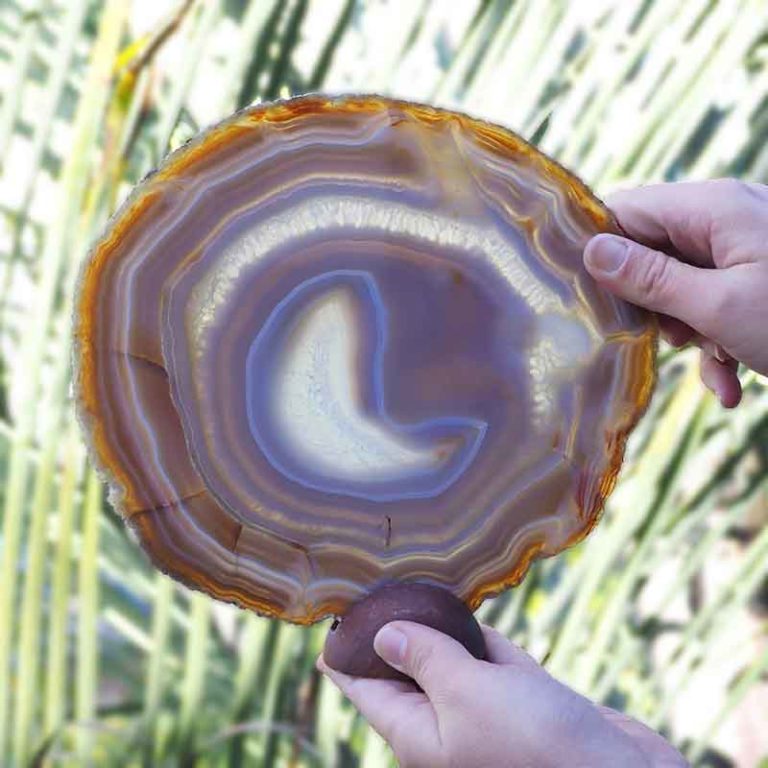 Natural Agate Plate J439 For Sale - AfterPay Available