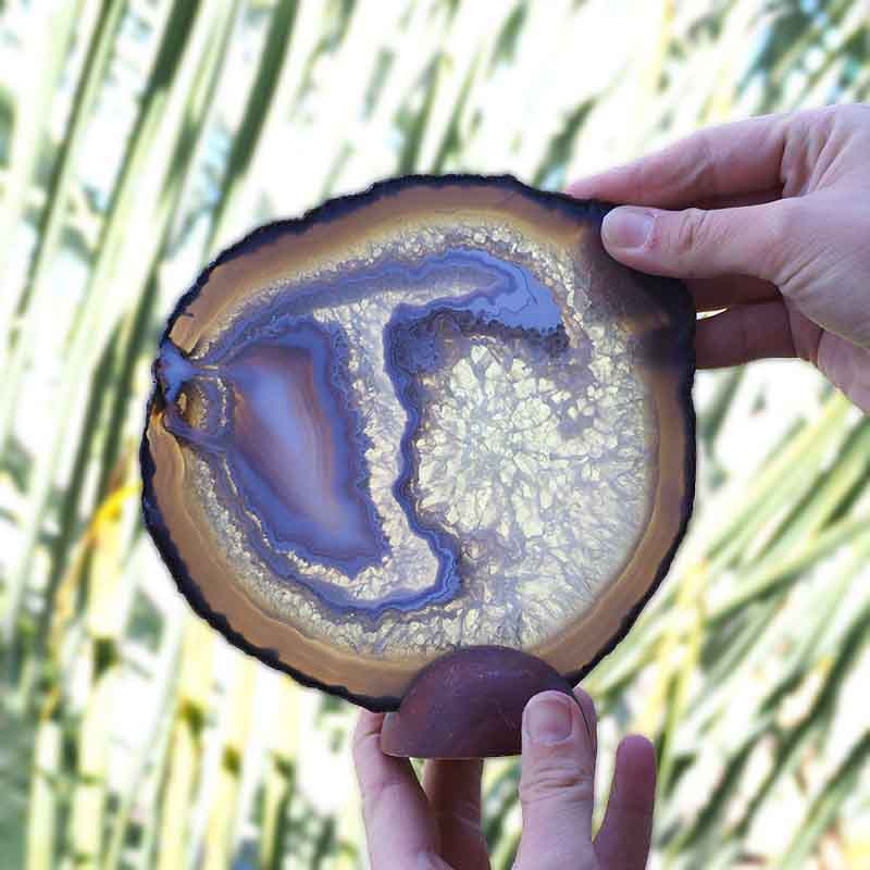 Natural Agate Plate J439 For Sale - AfterPay Available