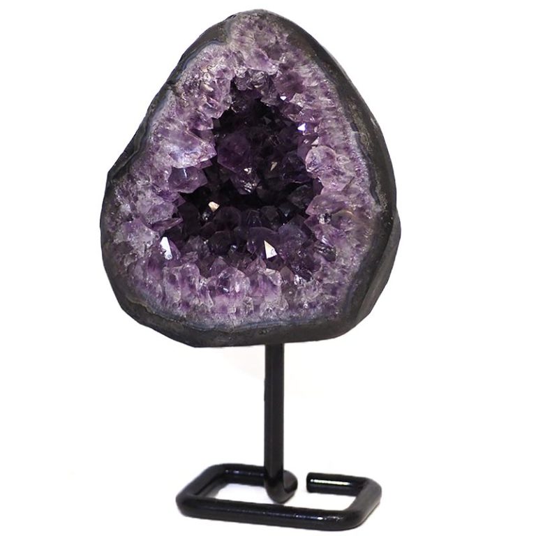 1.35kg Amethyst Cluster With Custom Metal Stand DJ585 For Sale ...