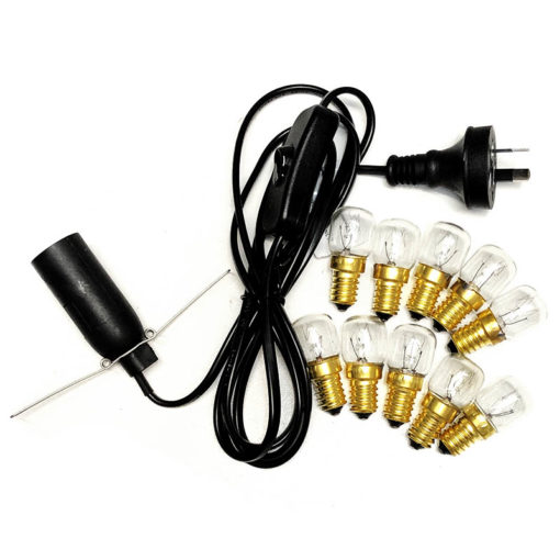 Replacement Selenite Lamp Power Cord - White (220V-240V) | Himalayan ...