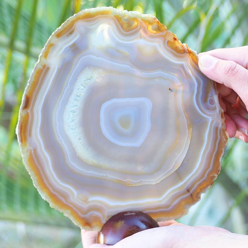 Natural Agate Plate J439 For Sale - AfterPay Available