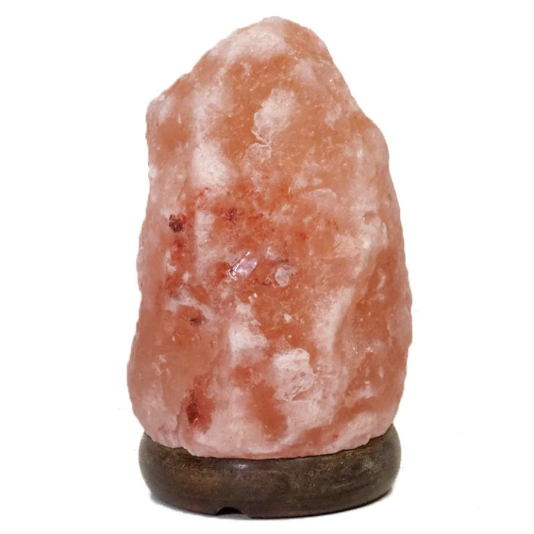 1.5-2kg Natural Shaped Himalayan Salt Lamp - Timber Base (12V - 12W ...