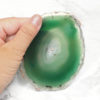 Green Agate Sliced Coasters Set 4 For Sale - AfterPay Available