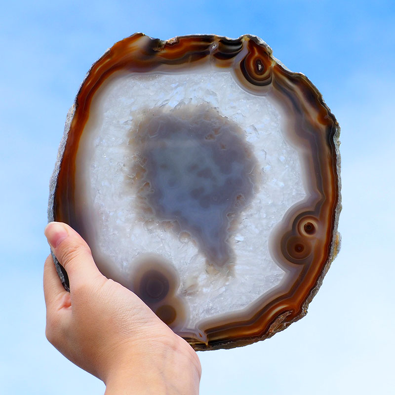 0.57Kg Natural Agate Plate J757 For Sale - AfterPay Available