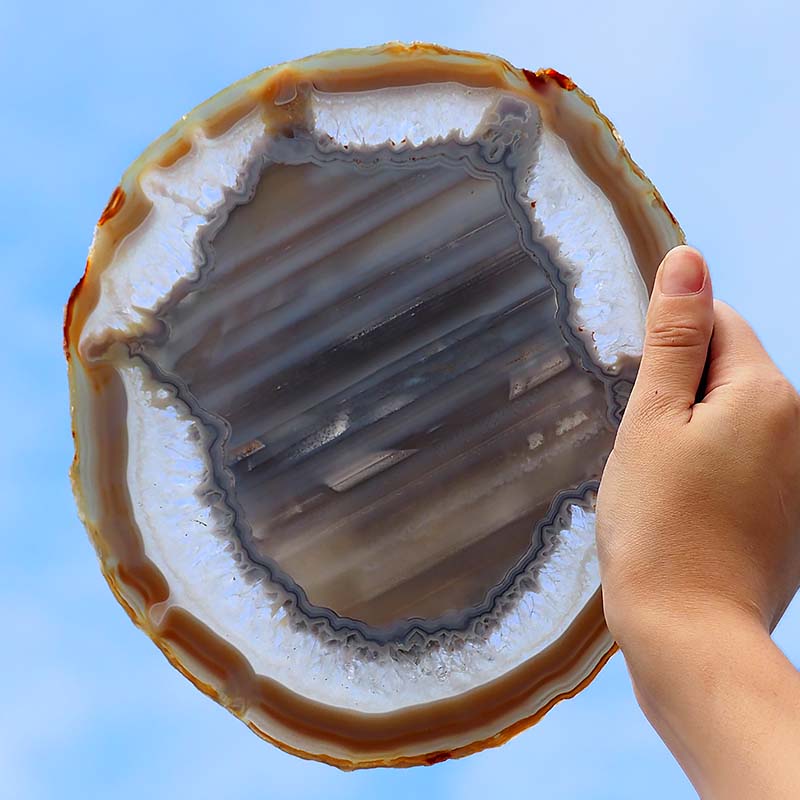0.54Kg Natural Agate Plate J764 For Sale - AfterPay Available