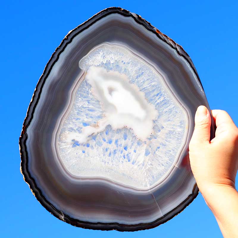 1Kg Natural Agate Plate J771 For Sale - AfterPay Available