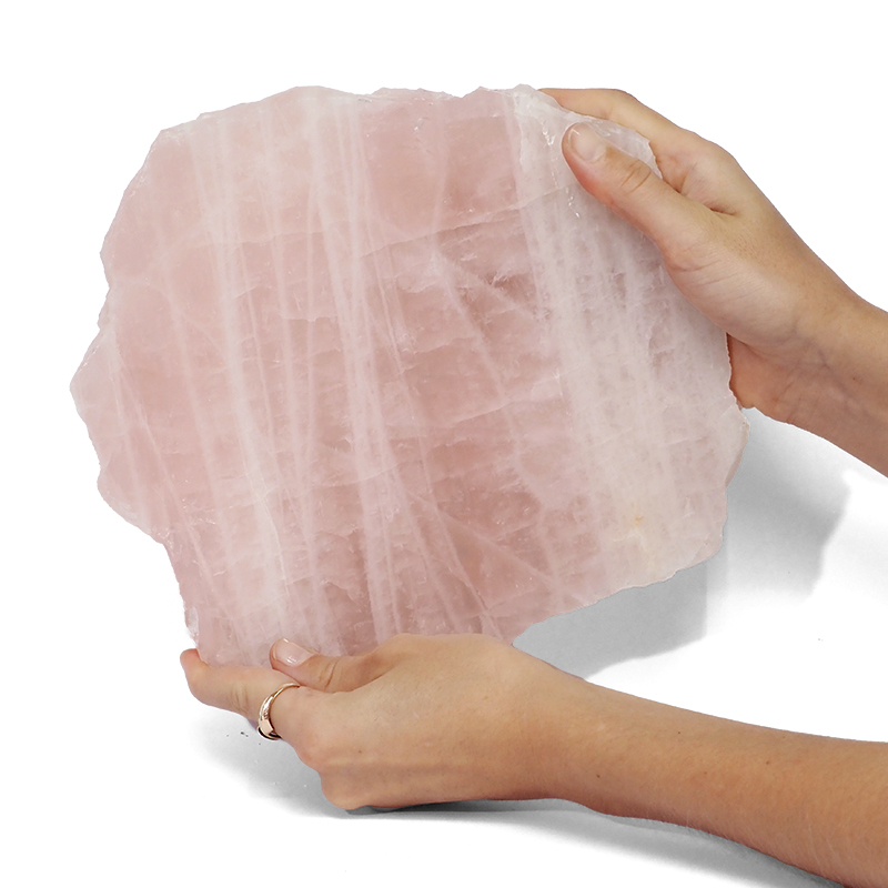 1.78kg Natural Rose Quartz Polished Slab Plate J1735 For Sale ...
