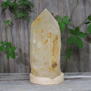 Buy Clear Rose Quartz Crystal Lamp