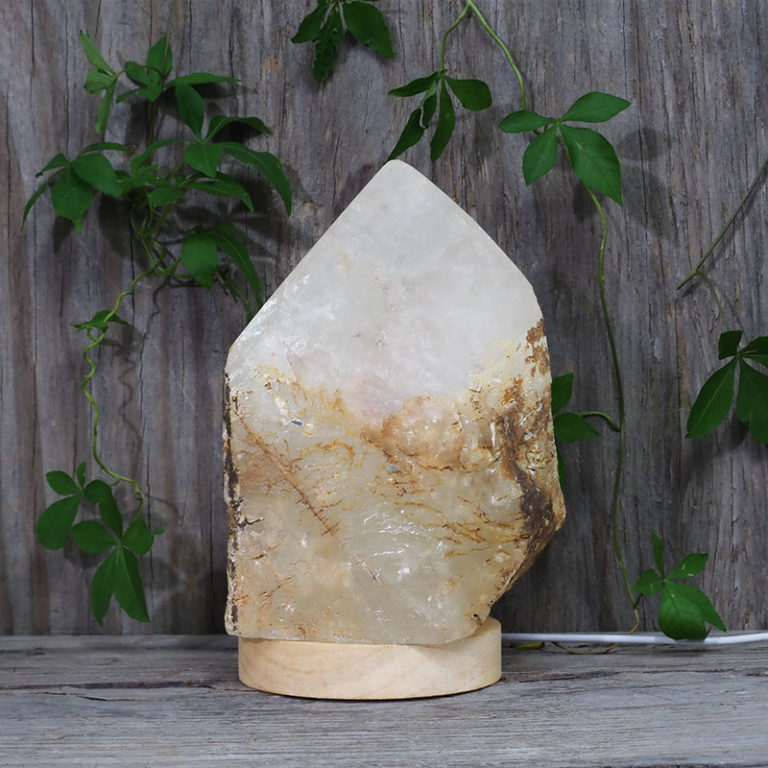Clear Rose Quartz Crystal Lamp Buy Online - AfterPay Available