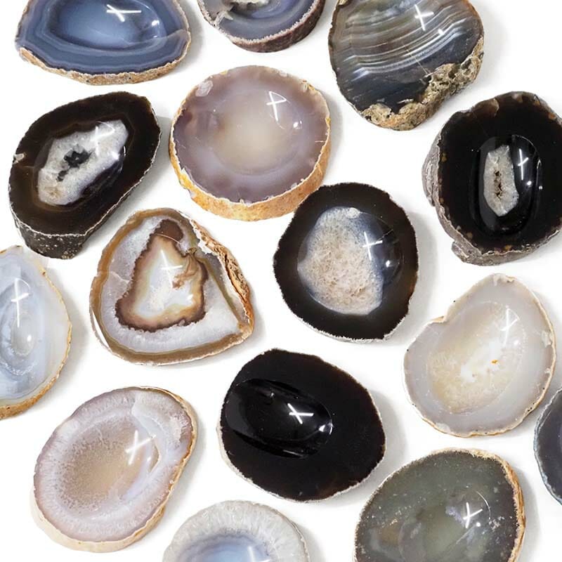 Natural Agate Crystal Polished Bowl - Small (10cm-12cm) For Sale ...