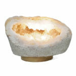 3.67kg Natural Calcite Geode Lamp With Large LED Light Base DB381 For ...