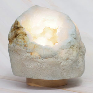 6.15kg Natural Calcite Geode Lamp With Large LED Light Base DR402 For ...