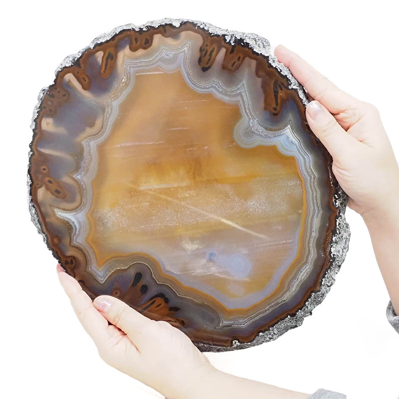 1.97kg Natural Agate Polished Slab Plate DB462 For Sale - AfterPay ...