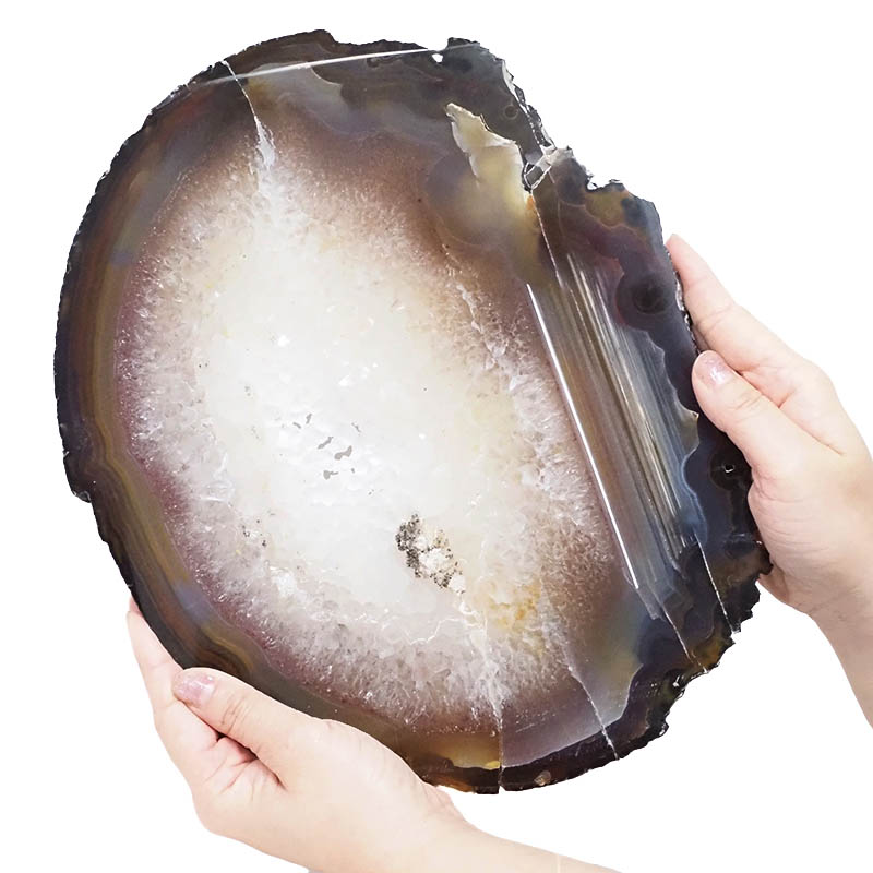 2.02kg Natural Agate Polished Slab Plate DB464 For Sale - AfterPay ...