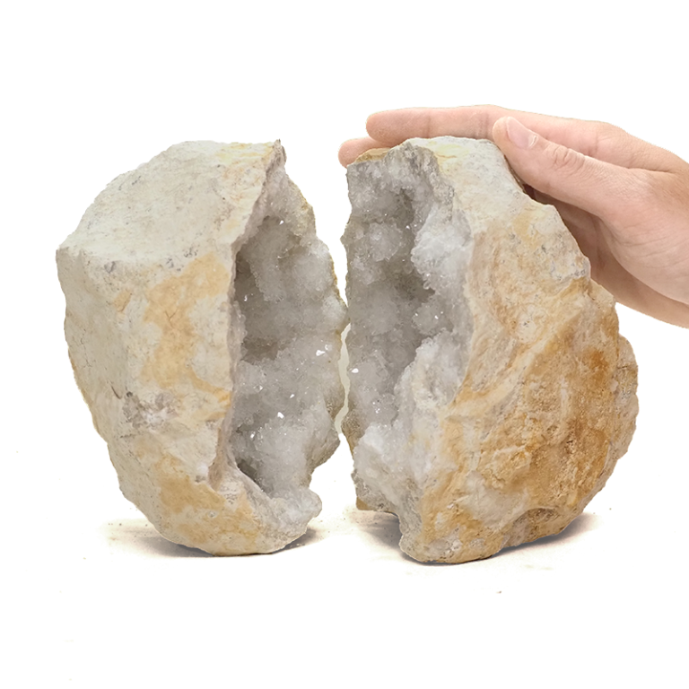 4.6kg Natural Calcite Geode Pair N2025 For Sale - AfterPay Available