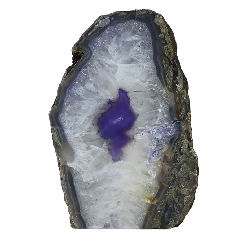 5.6kg Natural Calcite Geode Pair J2049 For Sale - AfterPay Available