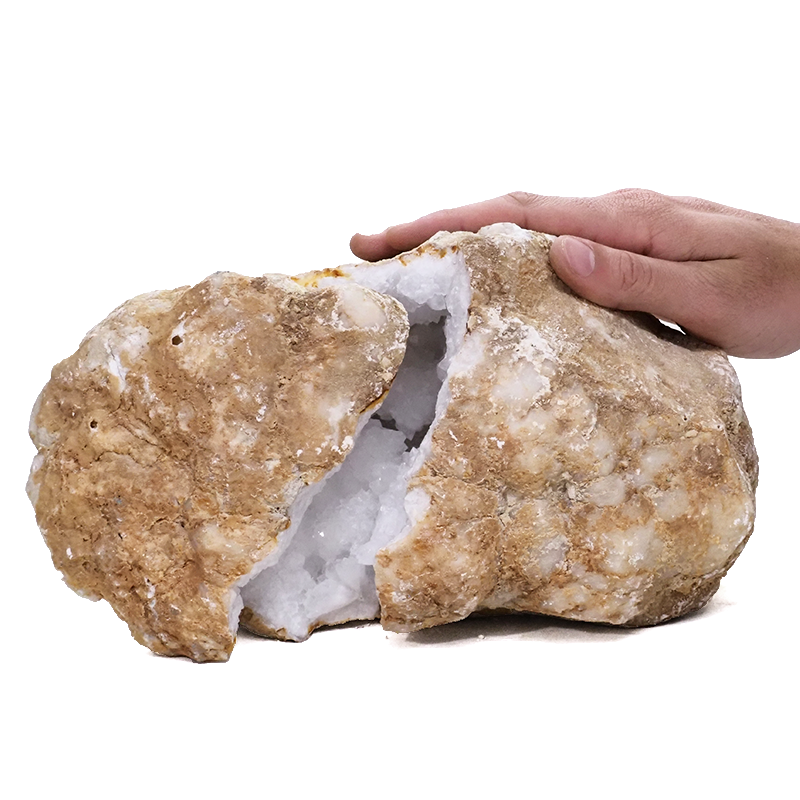6.7kg Natural Calcite Geode Pair S1288 For Sale - AfterPay Available