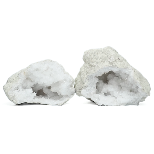 5.3kg Natural Calcite Geode Pair V05 For Sale - AfterPay Available