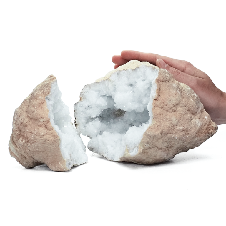 5.3kg Natural Calcite Geode Pair S1350 For Sale - AfterPay Available