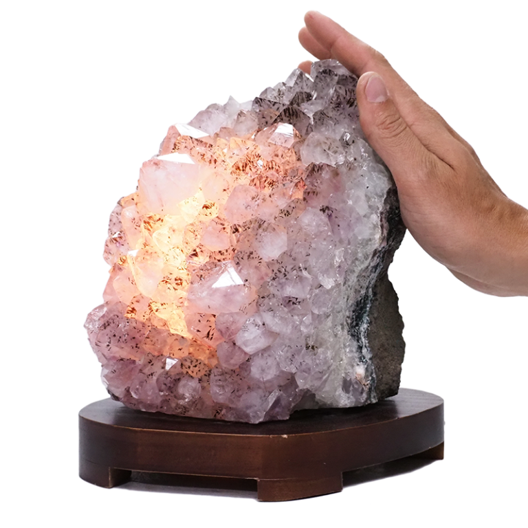 5.7kg Amethyst Crystal Lamp With Timber Base DS2636 For Sale - AfterPay ...