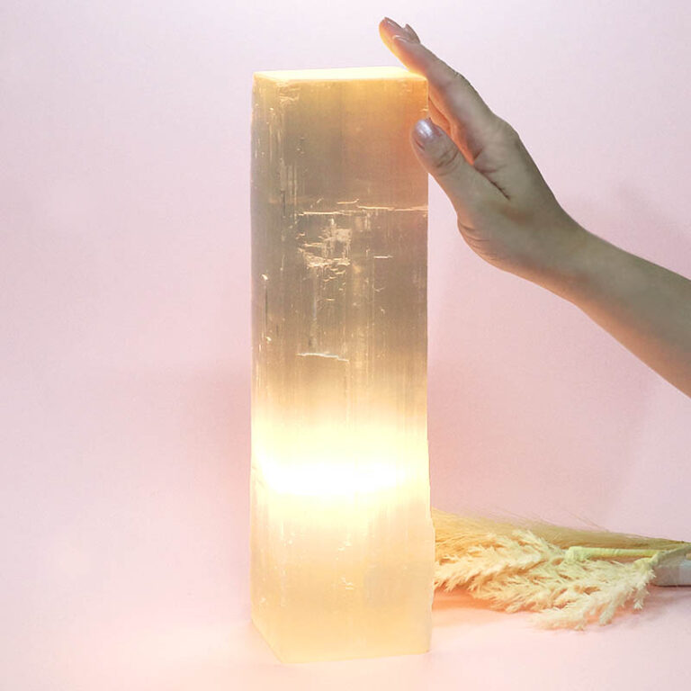 Selenite Rectangle Lamp 30cm - Energy Efficient For Sale - AfterPay ...