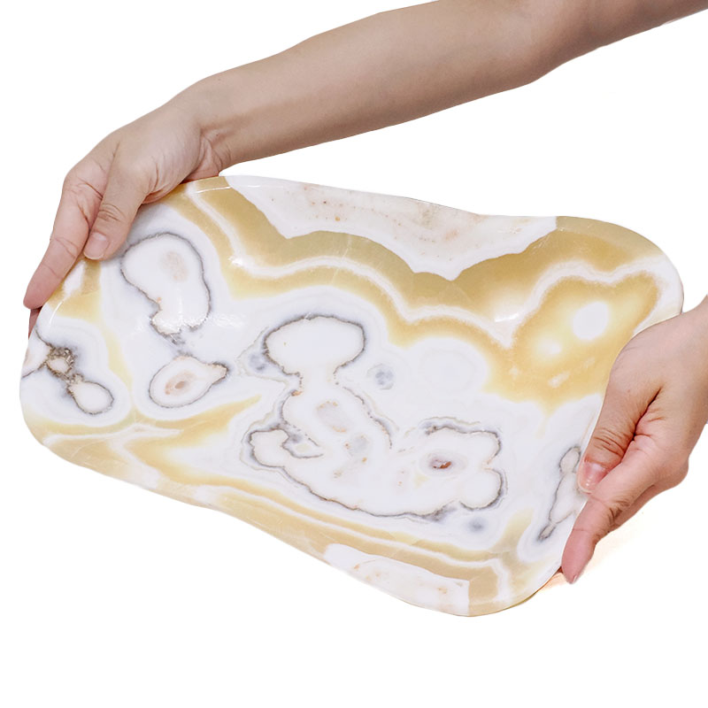 1.90kg Banded Onyx Freeform Bowl V38 For Sale - AfterPay Available